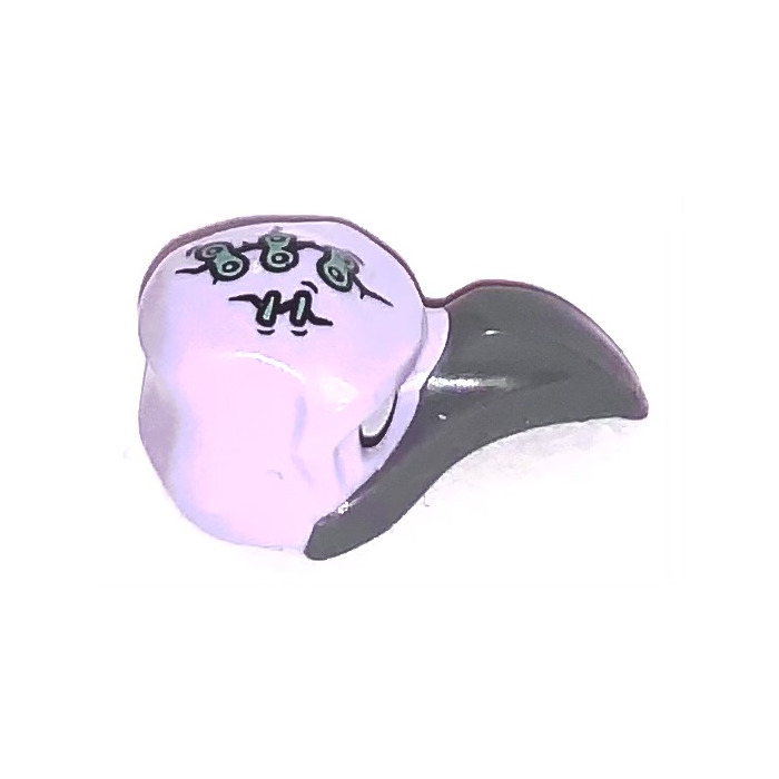 LEGO Lavender Vulture Mask with Gray Beak and Head Wounds (16659 / ...