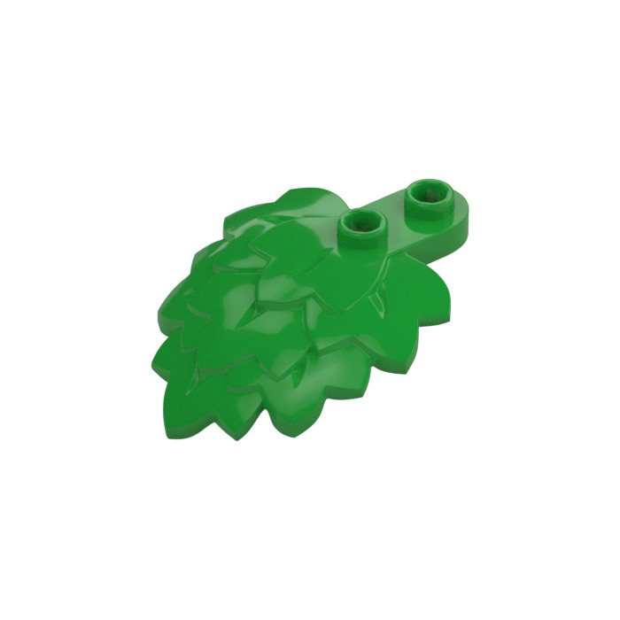 LEGO Leaf 1.3 x 4 x 5 Layered (5058) | Brick Owl - LEGO Marketplace