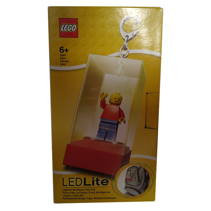 LEGO LED Key Light Minifigure Display Case Key Chain (LEDite) Red ...