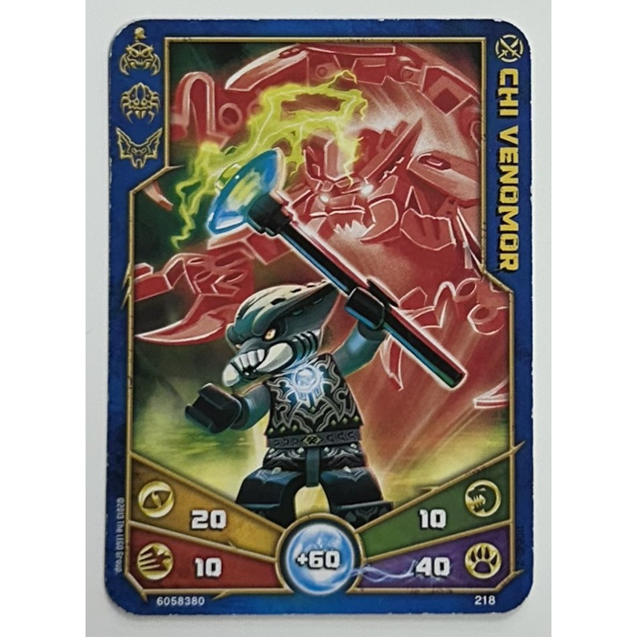LEGO Legends of Chima Deck 2 Game Card 218 - Chi Venomor | Brick Owl ...