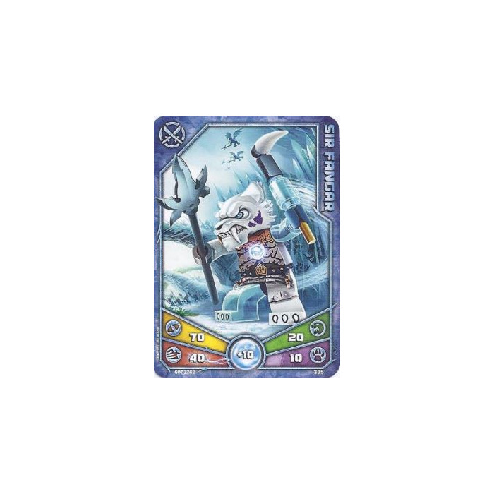LEGO Legends of Chima Deck 3 Game Card 335 - Sir Fangar | Brick Owl ...