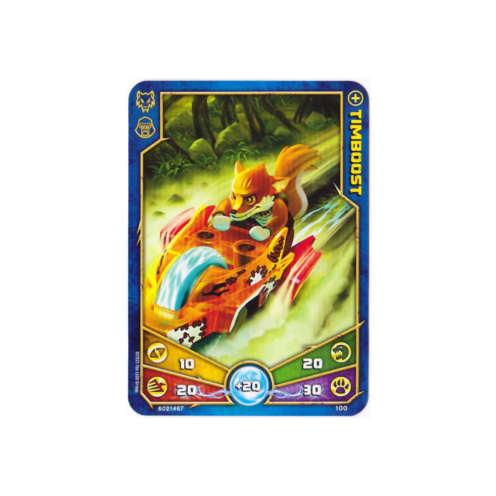 LEGO Legends of Chima Game Card 100 TIMBOOST (12717) | Brick Owl - LEGO ...