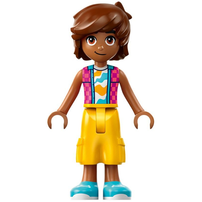 LEGO Leo with Checkered Shirt and Yellow Shorts Minifigure | Brick Owl
