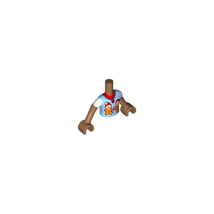 LEGO Leo with Gingerbread Men Pyjamas Friends Torso (Boy) | Brick Owl ...