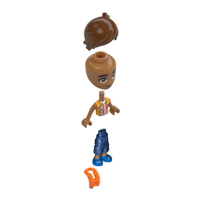 LEGO Leo with Light Orange Shirt and Life Jacket Minifigure | Brick Owl
