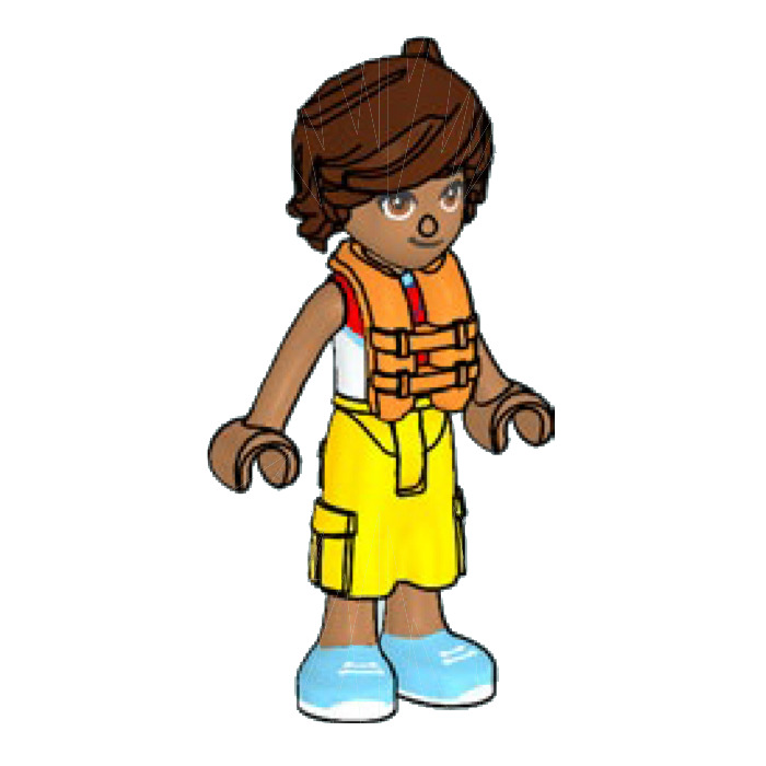 LEGO Leo with Red and White Top with Life Jacket Minifigure | Brick Owl ...