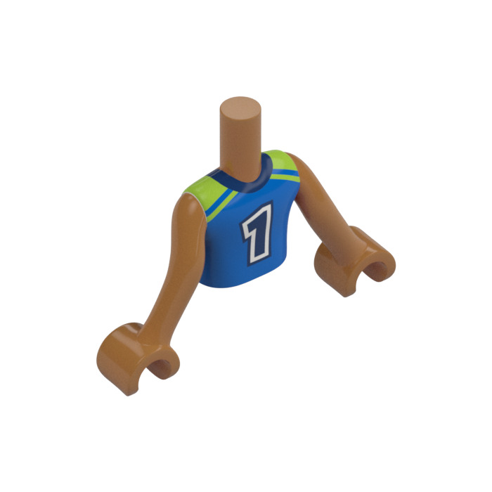 LEGO Leo with Sport Outfit Friends Torso (Boy) (73161) | Brick Owl ...