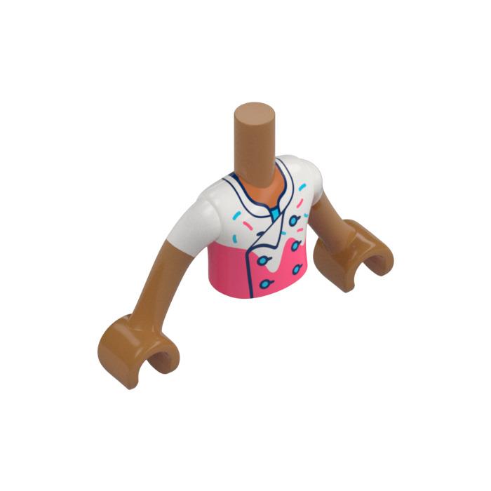 LEGO Leo with White and Coral Shirt Friends Torso (Boy) (73161) | Brick ...