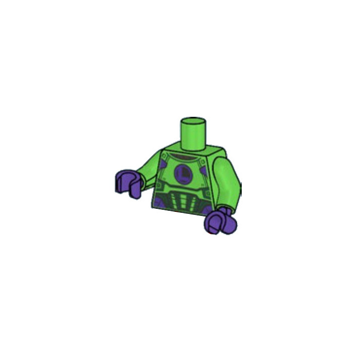 LEGO Lex Luthor with Kryptonite Suit Minifig Torso (973 / 76382 ...