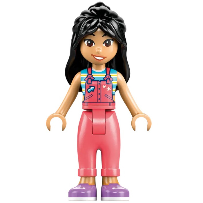 LEGO Liann with Coral Overalls Minifigure | Brick Owl - LEGO Marketplace