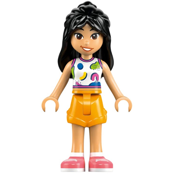 LEGO Liann with White Top with Colored Shapes Minifigure | Brick Owl ...