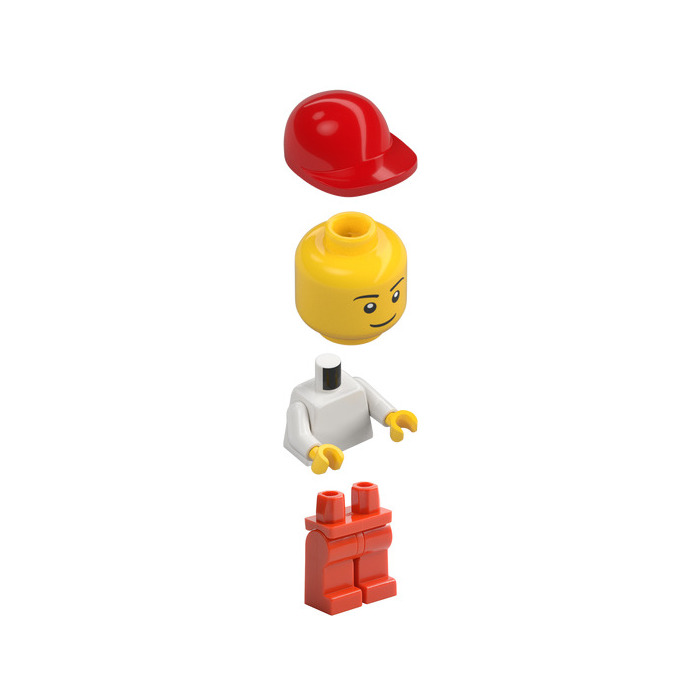 LEGO Lifeguard, Male with Red Legs, Red Cap Minifigure | Brick Owl ...