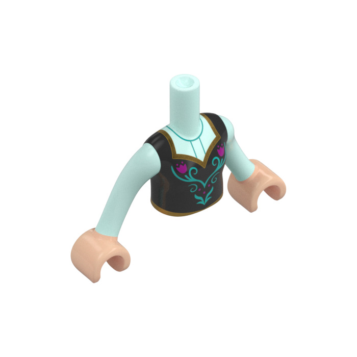 LEGO Anna with Blue Skirt and Friends Torso (73141 / 92456) | Brick Owl ...