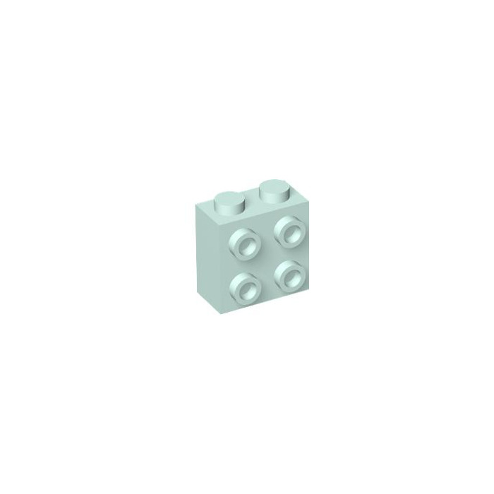 LEGO Light Aqua Brick 1 x 2 x 1.6 with Studs on One Side (1939 / 22885 ...