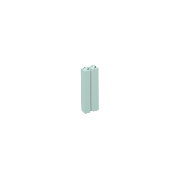LEGO Light Aqua Brick 1 x 2 x 5 with Groove (88393) | Brick Owl - LEGO ...