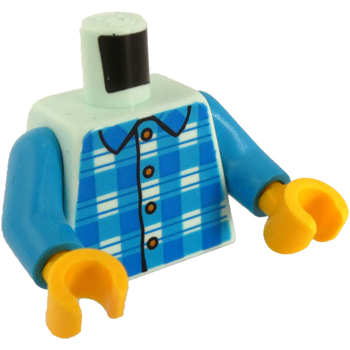 LEGO Girl with Plaid Top Minifig Torso (973 / 76382) | Brick Owl - LEGO ...