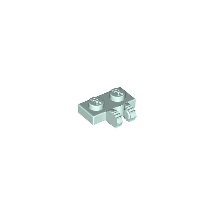 LEGO Light Aqua Hinge Plate 1 x 2 with Dual Fingers (50340 / 60471 ...