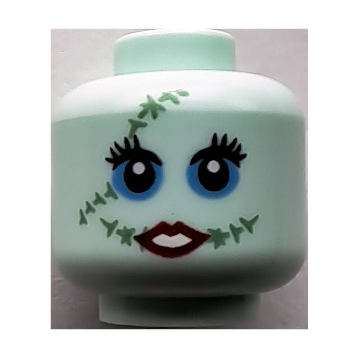 LEGO Light Aqua Sally with Plain Arms Minifigure Head (3274 / 108287 ...