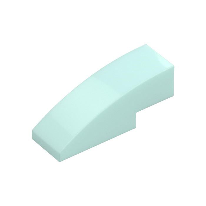 LEGO Light Aqua Slope 1 x 3 Curved (50950) | Brick Owl - LEGO Marketplace