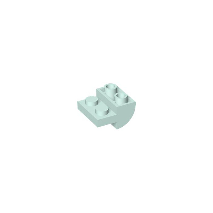 LEGO Light Aqua Slope 2 x 2 x 1 Curved Inverted (1750) | Brick Owl ...