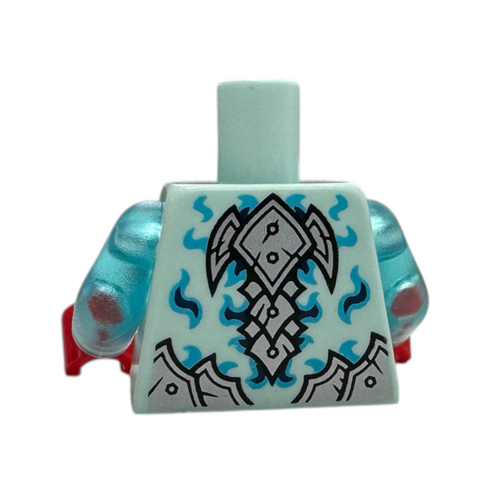 LEGO Light Aqua Spectral Dragonian Scout Minifig Torso (973) | Brick ...