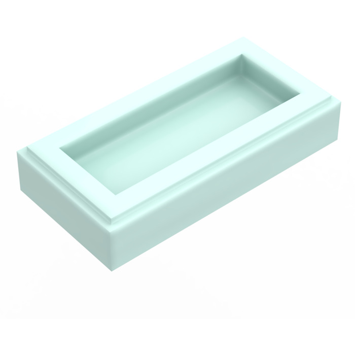 LEGO Light Aqua Tile 1 x 2 with Groove (3069 / 113477) | Brick Owl