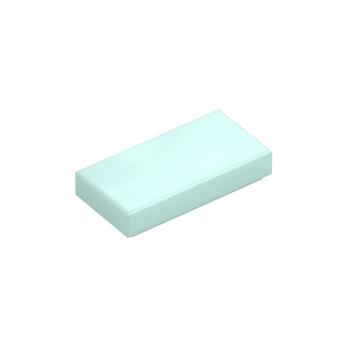 LEGO Light Aqua Tile 1 x 2 with Groove (3069 / 113477) | Brick Owl