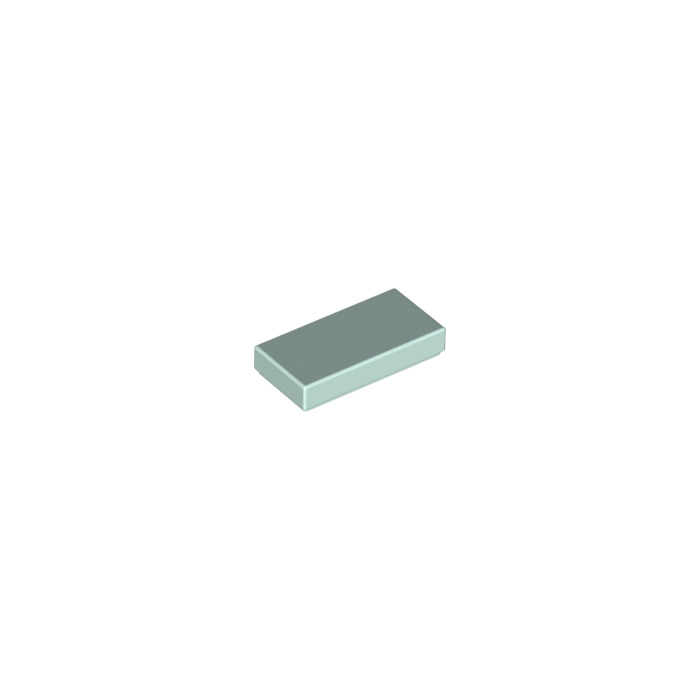 LEGO Light Aqua Tile 1 x 2 with Groove (3069 / 113477) | Brick Owl