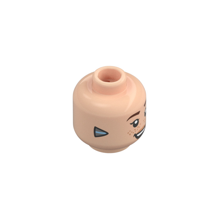 LEGO Light Flesh Aloy (Smile / Lopsided Mouth) Minifigure Head (3274 ...
