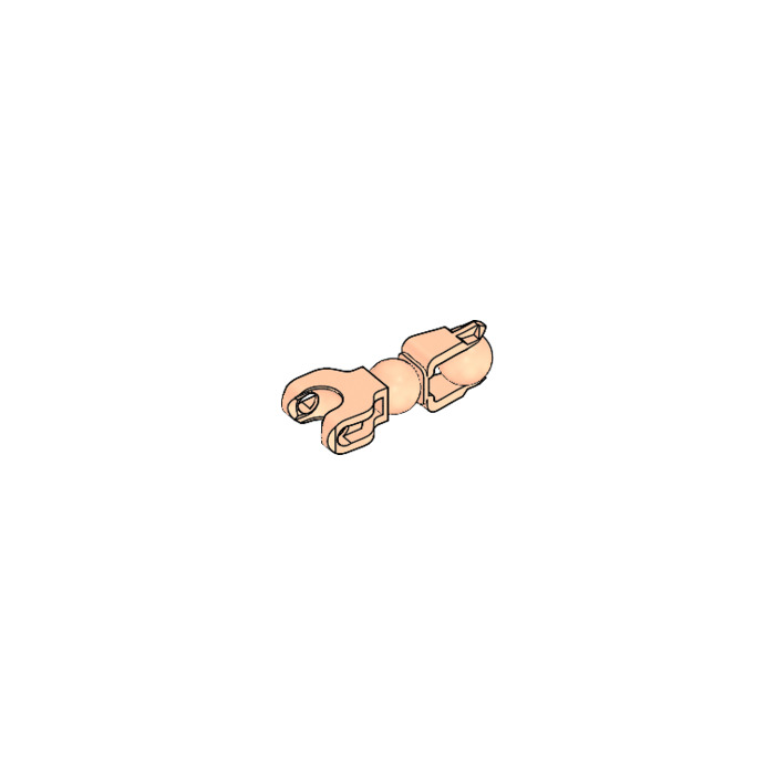 LEGO Light Flesh Arm / Leg with 2 Ball Joints and Ball Socket (90617 ...