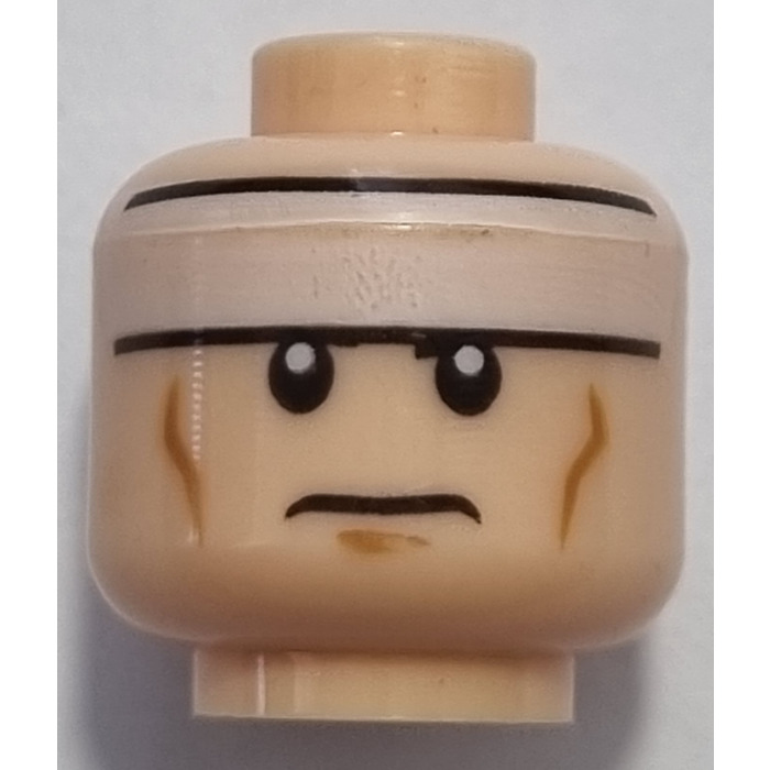 LEGO Light Flesh Batman Head with White Stripe Decoration (76761 / ...