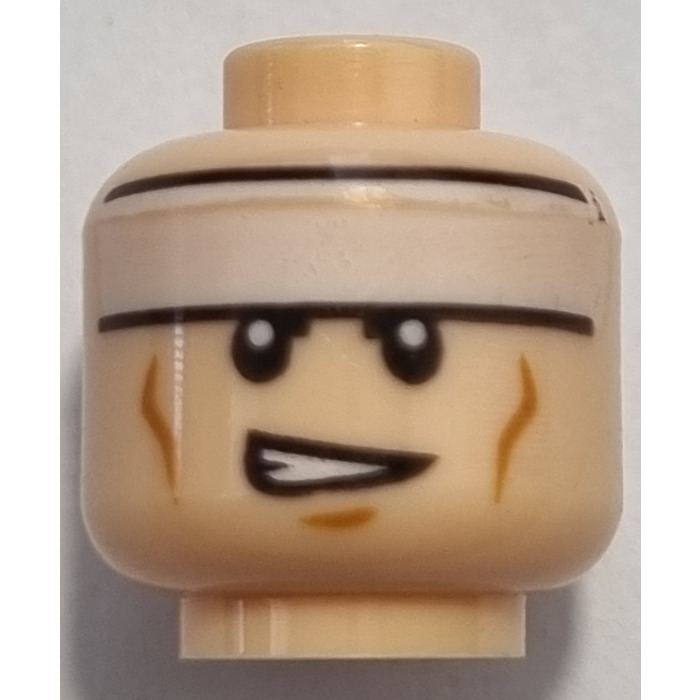 LEGO Light Flesh Batman Head with White Stripe Decoration (76761 / ...