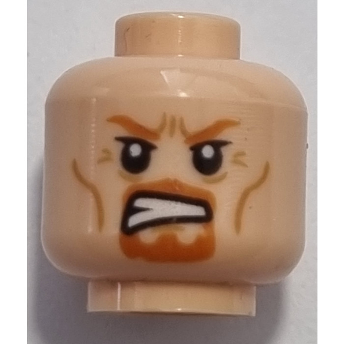 LEGO Light Flesh Boromir Head with Orange Goatee (3626 / 10569) | Brick ...