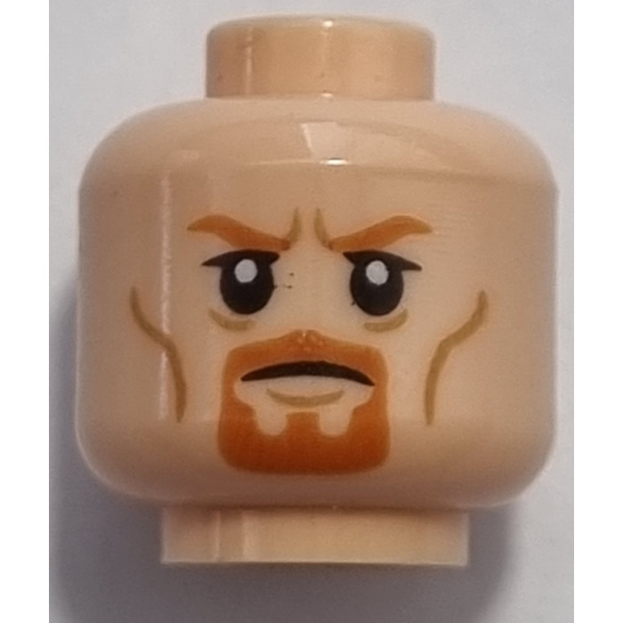 LEGO Light Flesh Boromir Head with Orange Goatee (3626 / 10569) | Brick ...
