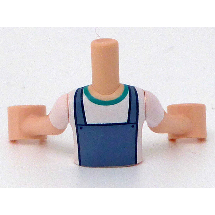 LEGO Light Flesh Daniel with Sand Blue Overalls Friends Torso (Boy ...
