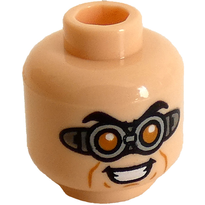 LEGO Light Flesh Dr. Octopus, Otto Octavius Minifigure Head (3626 / ...