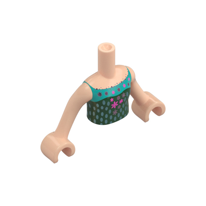 LEGO Elsa with Turquoise Dress Friends Torso (73141 / 92456) | Brick ...