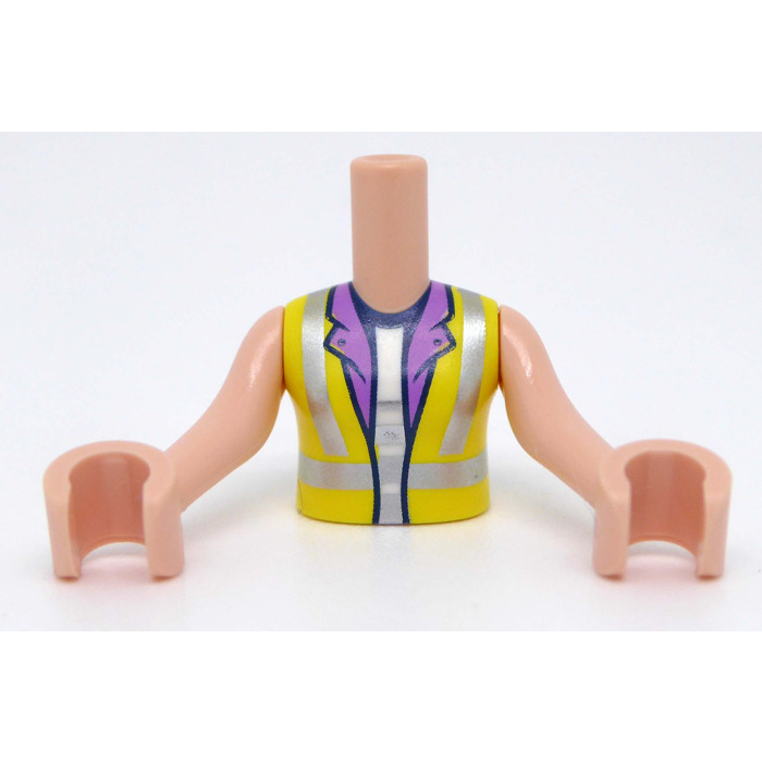 LEGO Light Flesh Emma with Safety Vest Friends Torso (73141 / 92456 ...