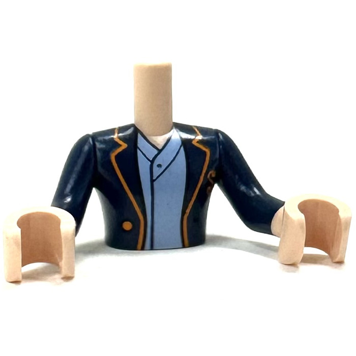 LEGO Light Flesh Fiyero with Dark Blue Jacket Friends Torso (Male ...