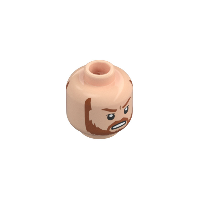 LEGO Light Flesh General Obi-Wan Kenobi Minifigure Head (3274 / 113884 ...