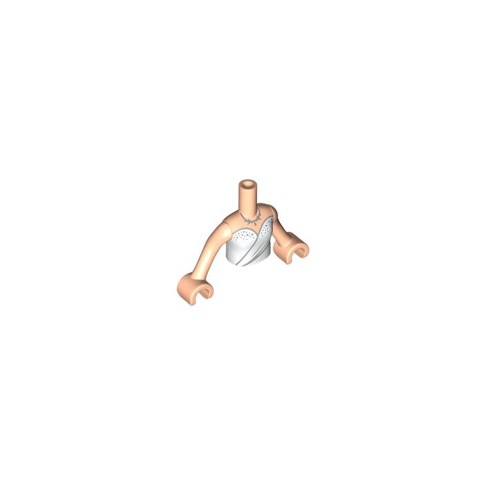 LEGO Light Flesh Glinda with Wedding Dress Friends Torso (73141 / 92456 ...