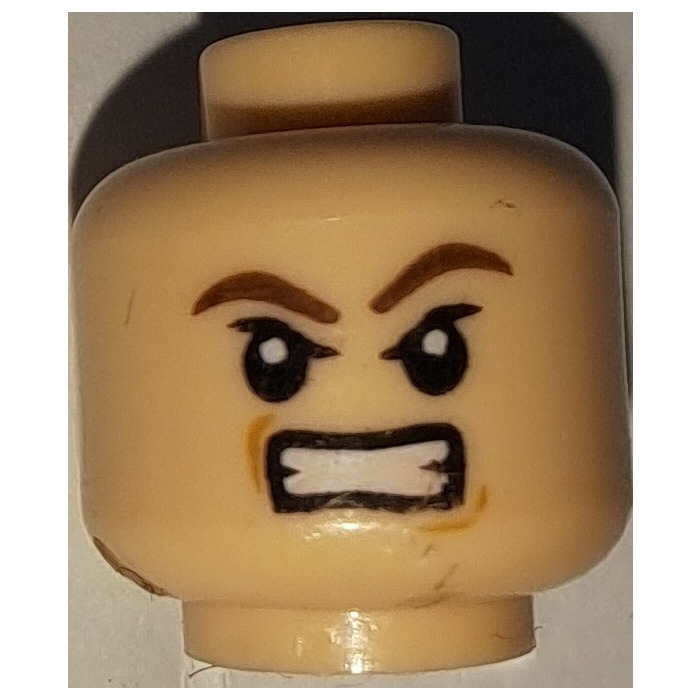 LEGO Light Flesh Hawkeye Head (3626 / 10339) | Brick Owl