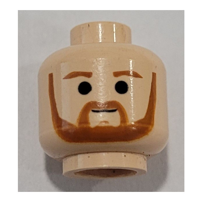 LEGO Light Flesh Head with Dark Orange Beard (3274) | Brick Owl - LEGO ...