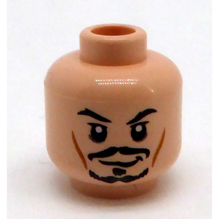 LEGO Light Flesh Head with Jack Sparrow Smile / Scared Patterns (95266 ...