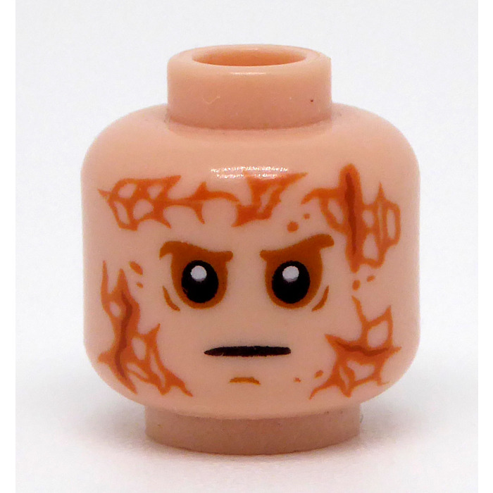 LEGO Light Flesh Head with Scars Front and Back (3626 / 33533) | Brick ...