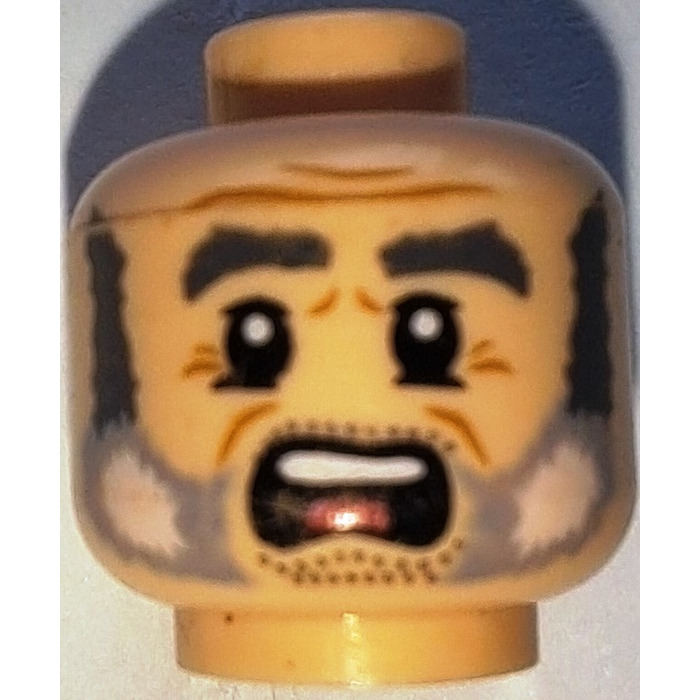 LEGO Light Flesh Joshamee Gibbs Head (3626 / 96308) | Brick Owl