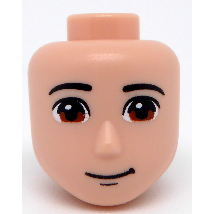 LEGO Light Flesh Kristoff with Black Tunic Male Minidoll Head (61066 / ...