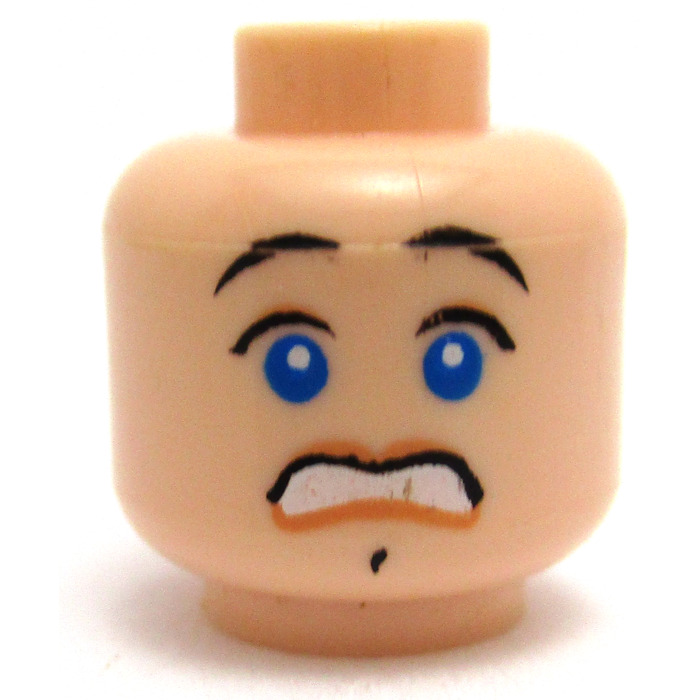LEGO Light Flesh Marion Ravenwood Head with Scared / Smiling Pattern ...