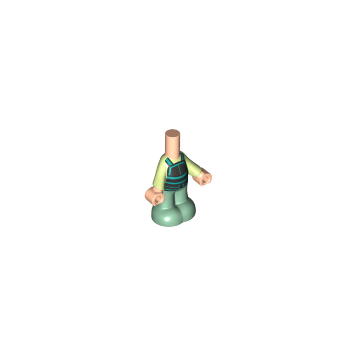 LEGO Micro Body with Trousers with Lime Top (65224 / 66407) | Brick Owl ...