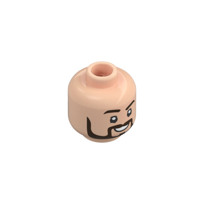 LEGO Light Flesh Commander William Riker Minifigure Head (3274) | Brick ...